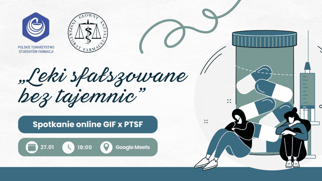 "Leki sfałszowane bez tajemnic" - spotkanie online GIF x PTSF - PTSF ...